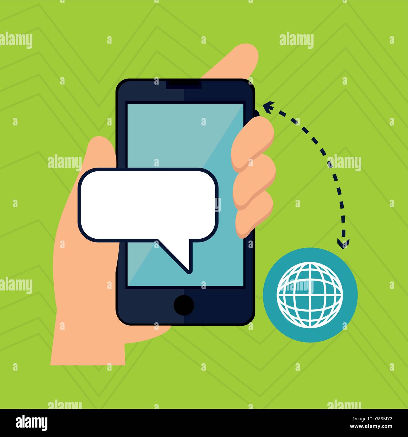 mobile technology design Stock Vector Image & Art - Alamy
