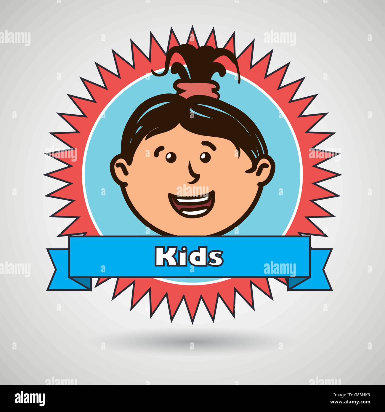 happy kids design Stock Vector Image & Art - Alamy