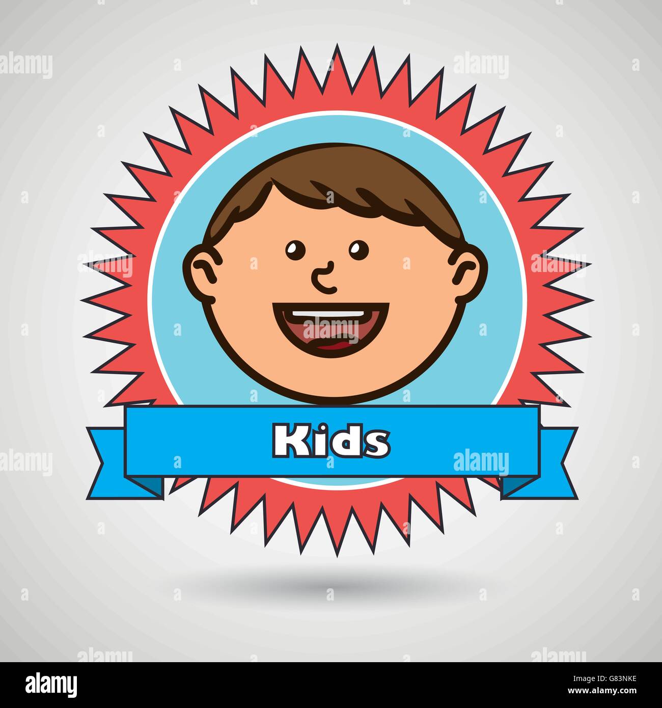 happy kids design Stock Vector Image & Art - Alamy