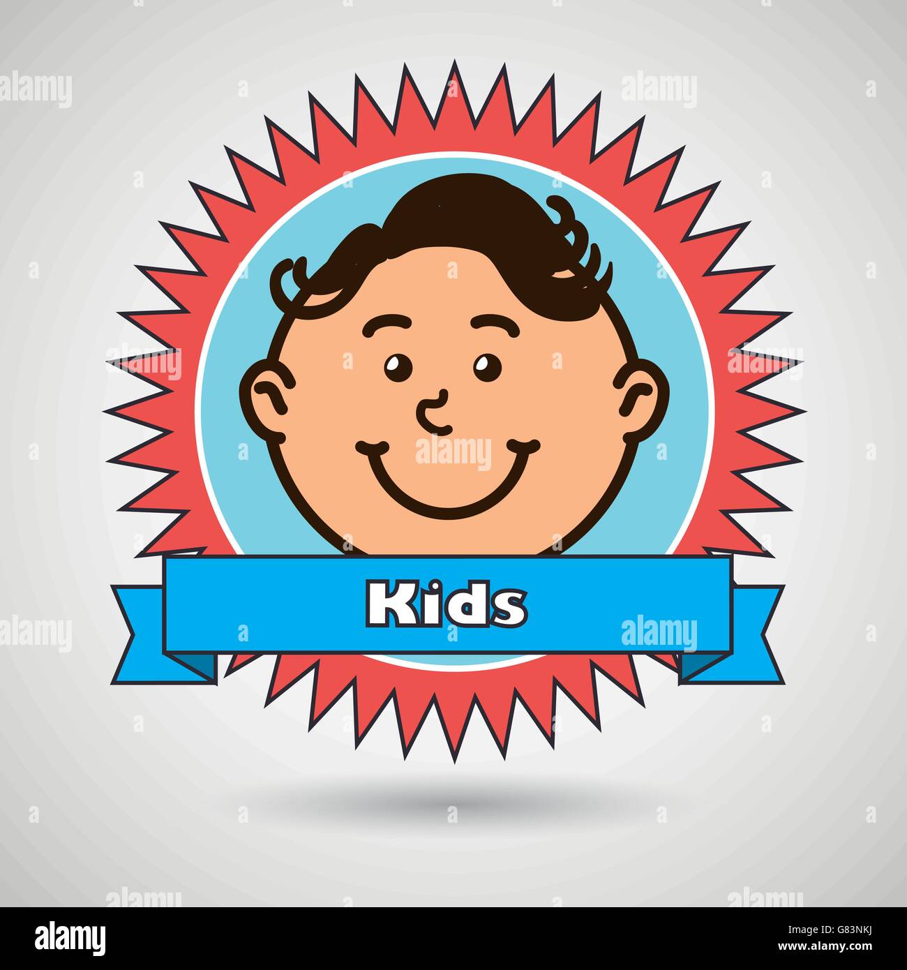happy kids design Stock Vector Image & Art - Alamy