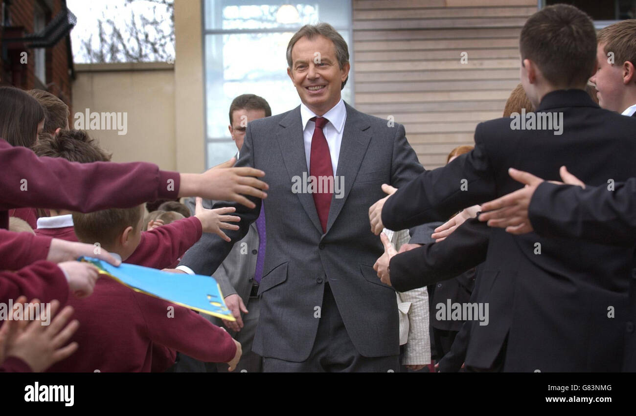 General Election Campaign 2005 - Labour Party Stock Photo - Alamy