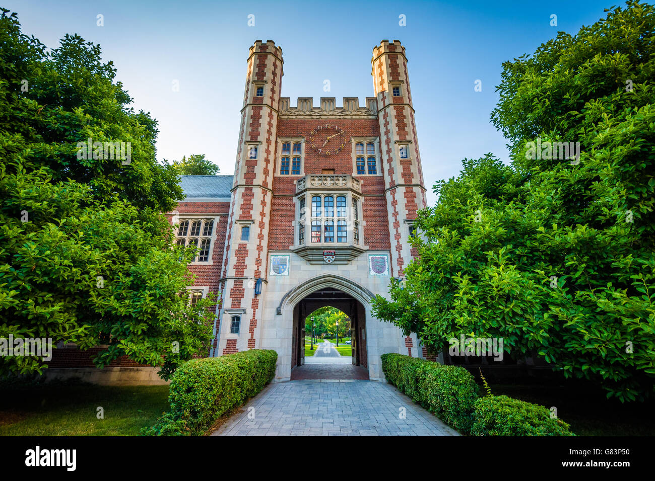 Trinity college clock tower hi-res stock photography and images - Alamy