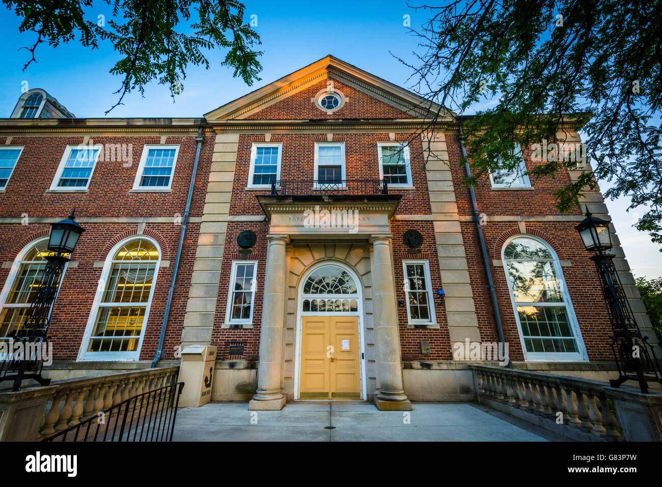 The Pope Pius XII Library at the University of Saint Joseph, in ...