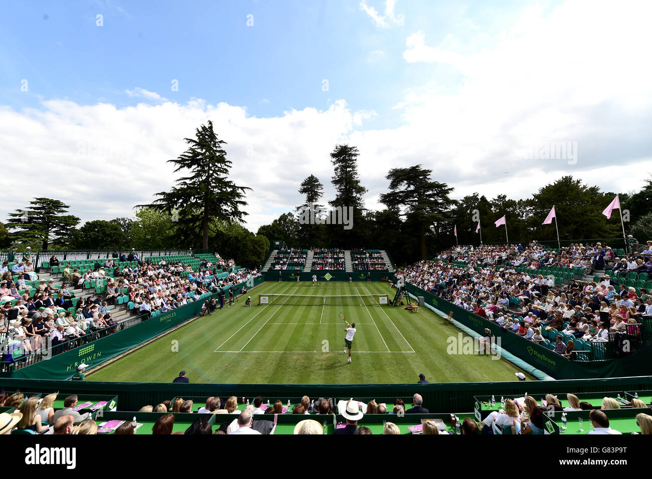 Tennis - The Boodles - Day One - Stoke Park Stock Photo - Alamy