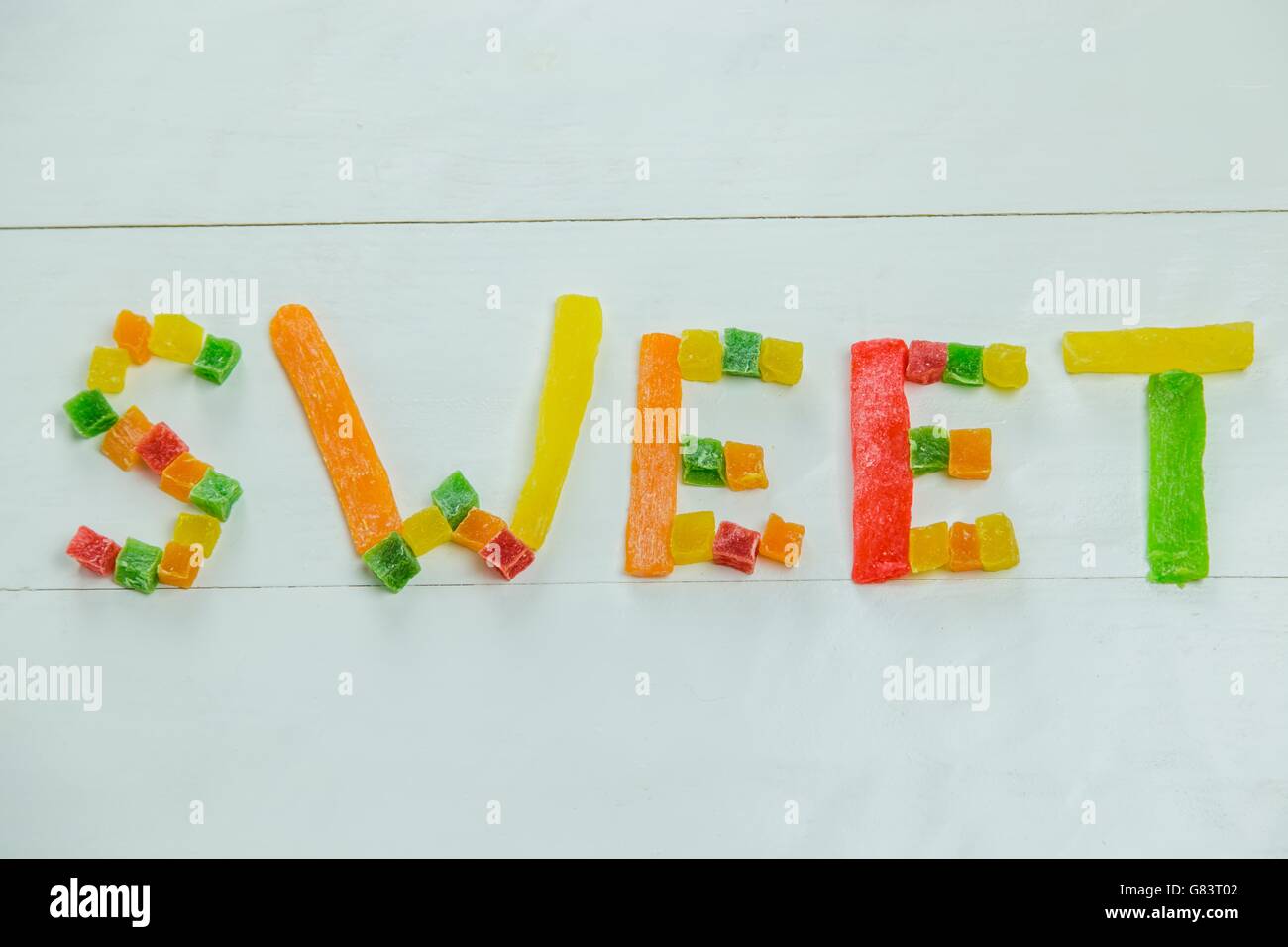 Word sugar made from hi-res stock photography and images - Alamy