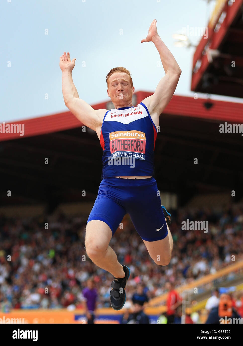 Greg Rutherford (Marshall Milton Keynes) winner of the Men's long jump ...