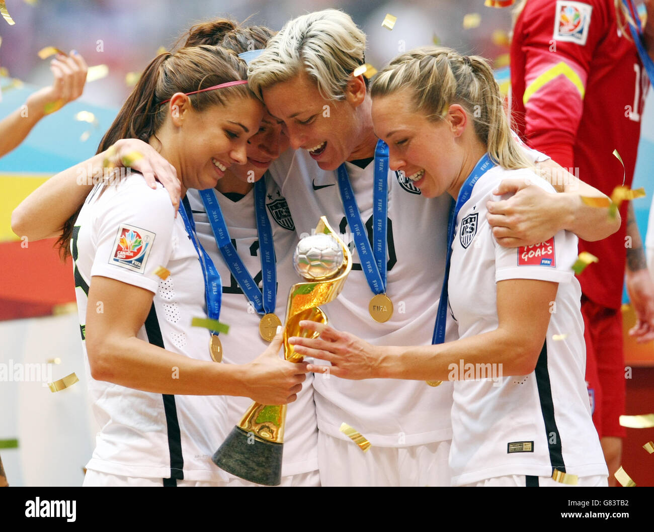 United States Alex Morgan, Lauren Holiday, Abby Wambach and Whitney ...