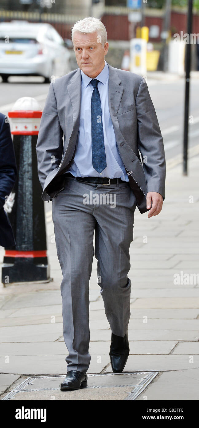 The former News of the World features Editor Jules Stenson arrives at ...