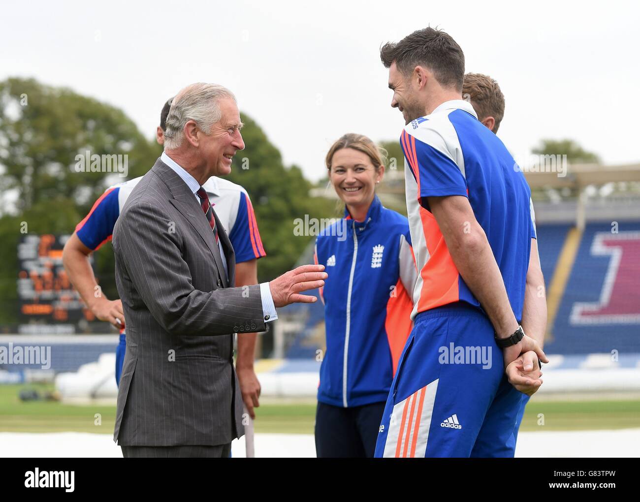 The Prince of Wales meets England women's cricket captain Charlotte ...