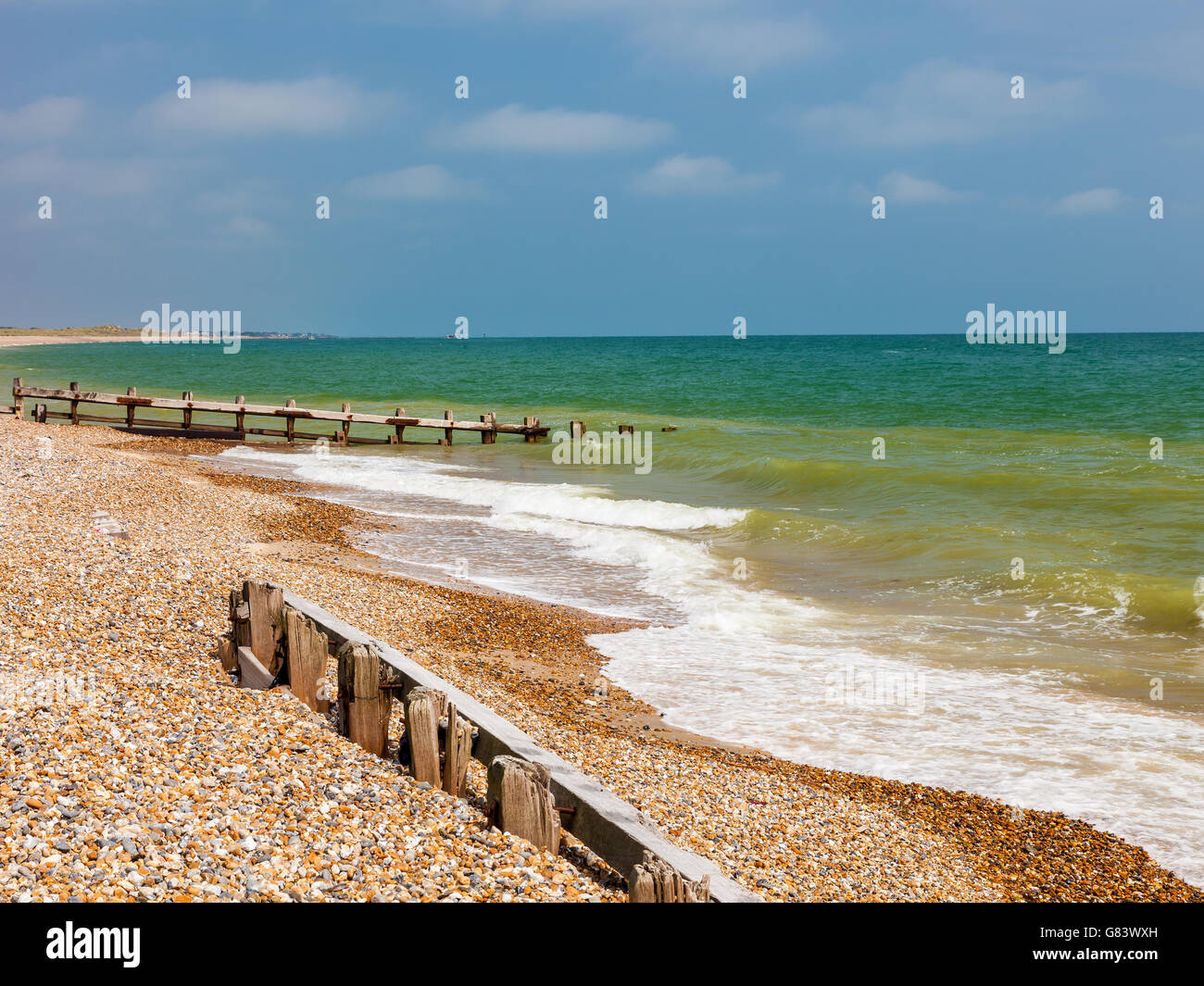 Climping Beach or Atherington a Shingle beach near Littlehampton West ...