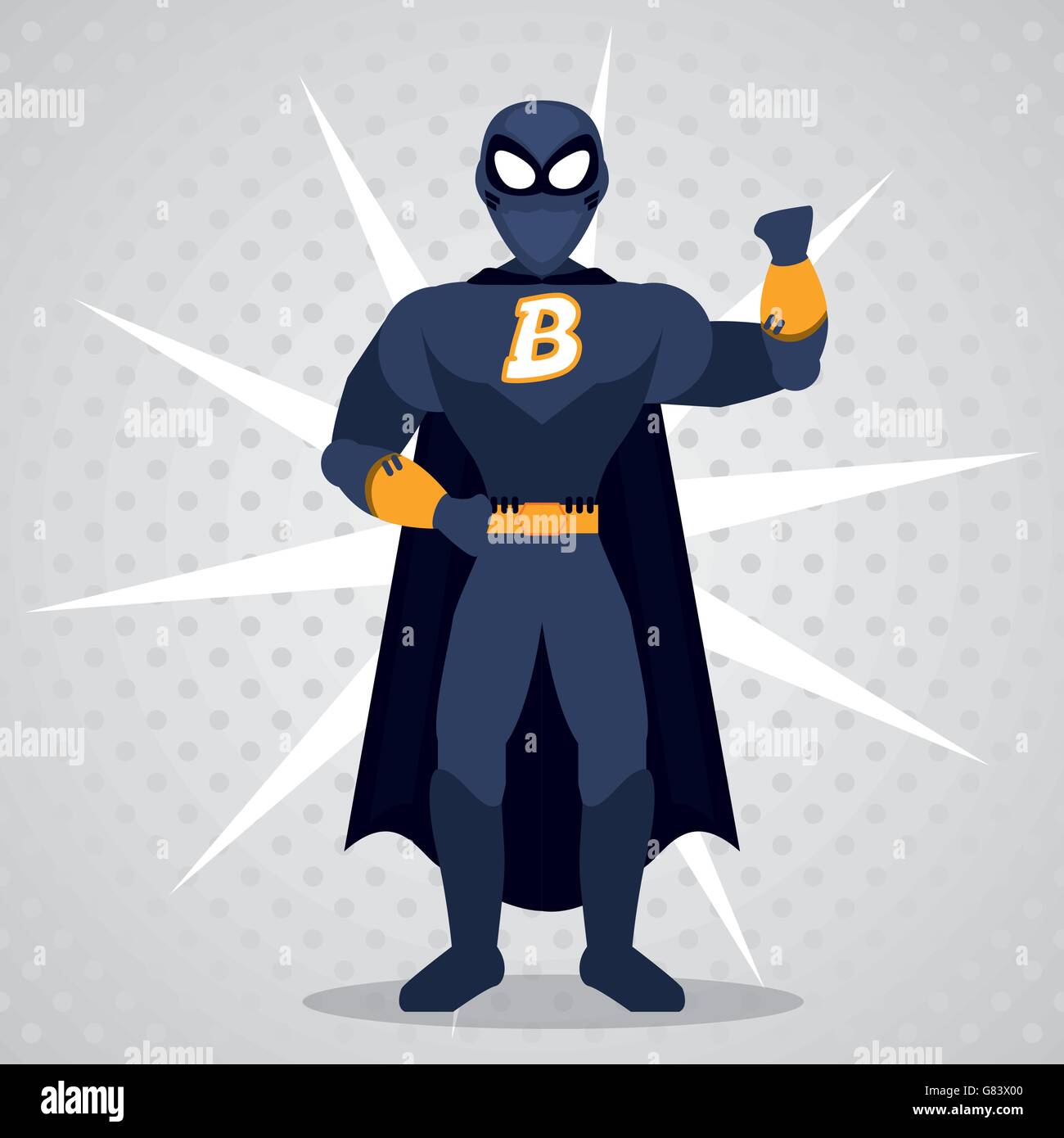 Superhero icon. Cartoon design. vector graphic Stock Vector Image & Art ...