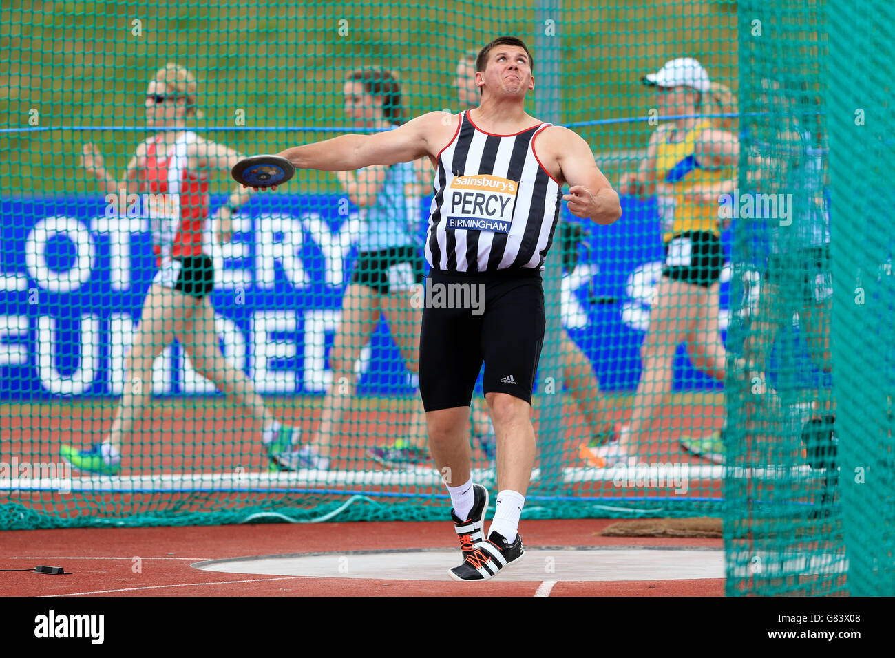 Nicholas percy shaftesbury during the mens discus throw final hi-res ...