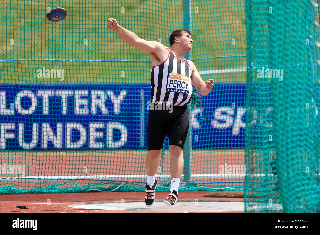 Nicholas percy shaftesbury during the mens discus throw final hi-res ...