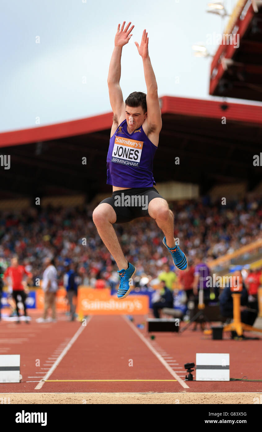 Craig Jones (Liverpool) during the Men's Long Jump Final Stock Photo ...