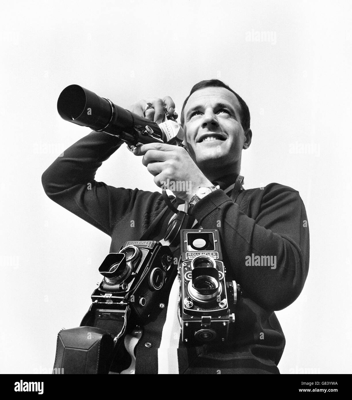 Press photographer Gary Talbot, who also "shoots" goals as Chester FC ...