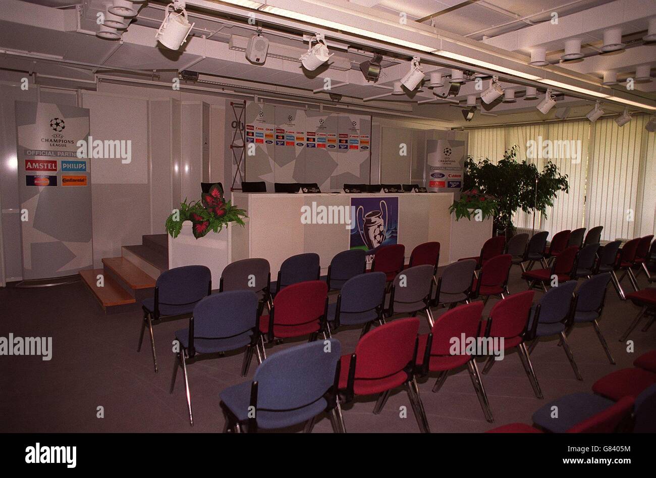 Borussia dortmund v juventus signage uefa champions league press room ...