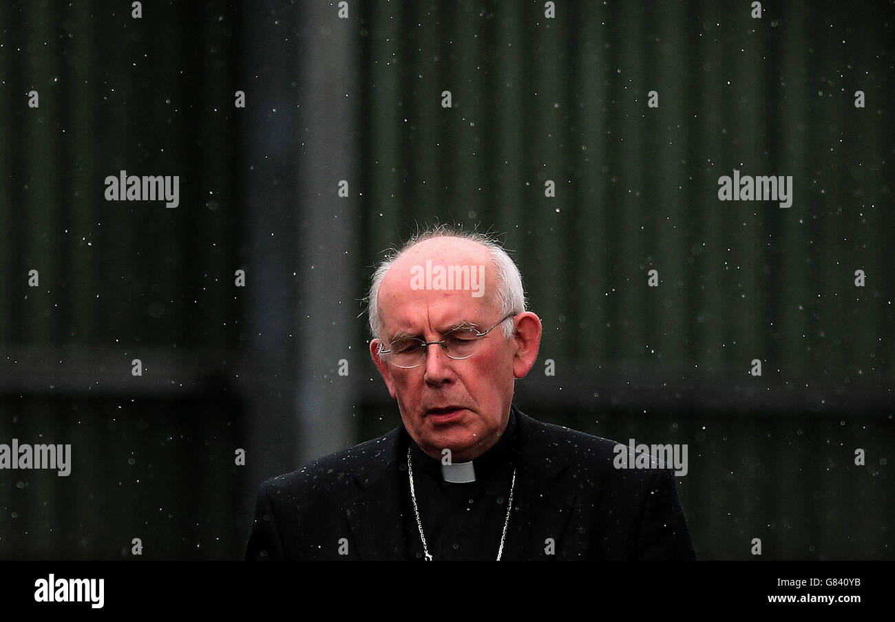 Cardinal Sean Brady leave after giving evidence to the Historical ...
