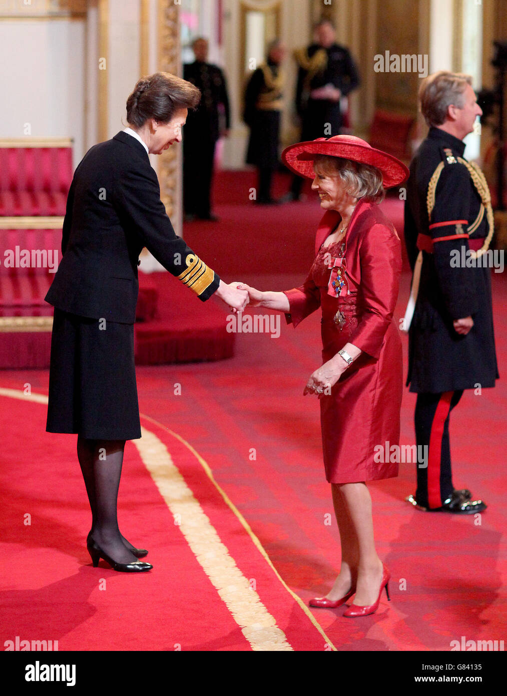 Esther Rantzen is made a Dame by the Princess Royal at an investiture ...