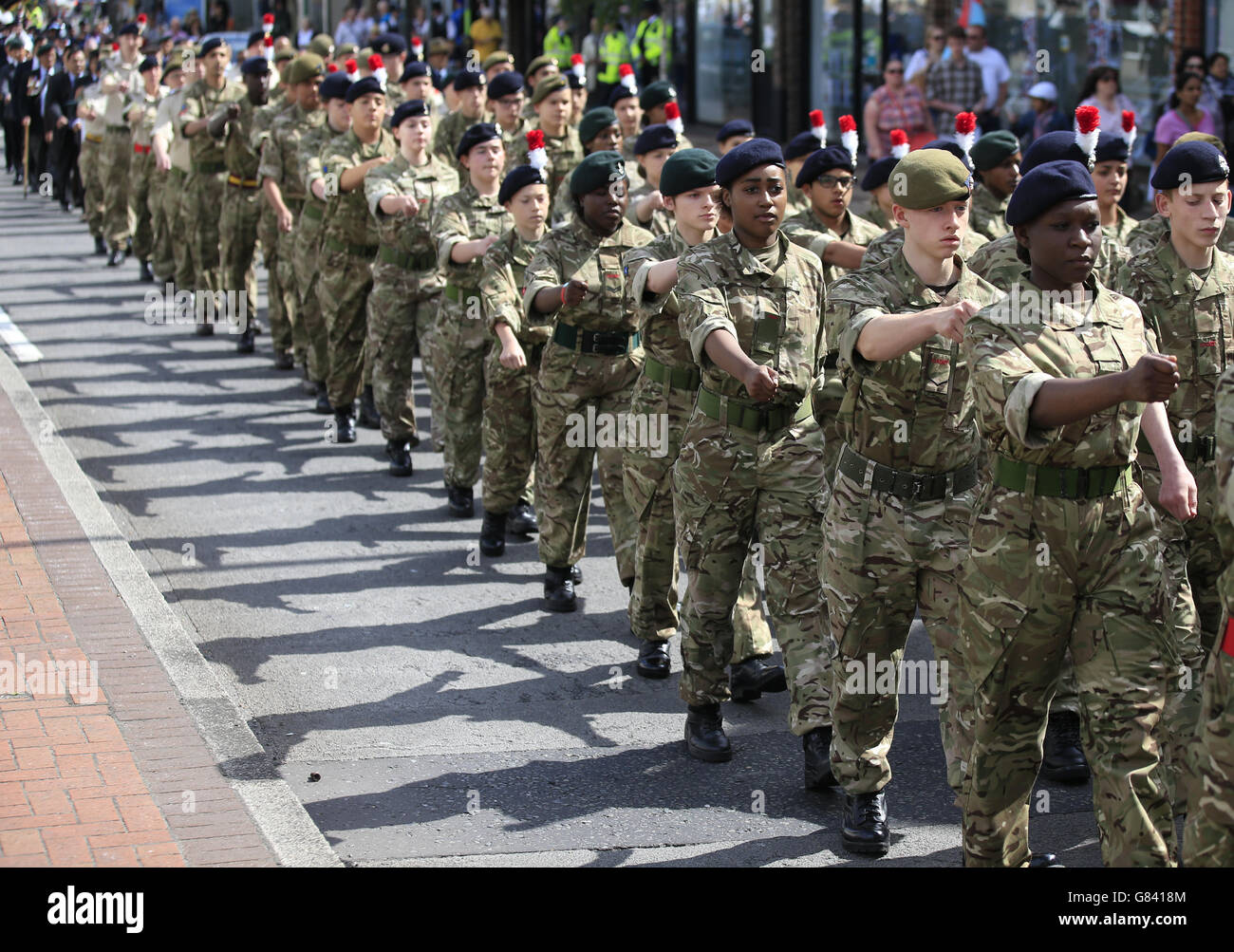 Cadets from South West London Army Cadet Force take part in an Armed ...