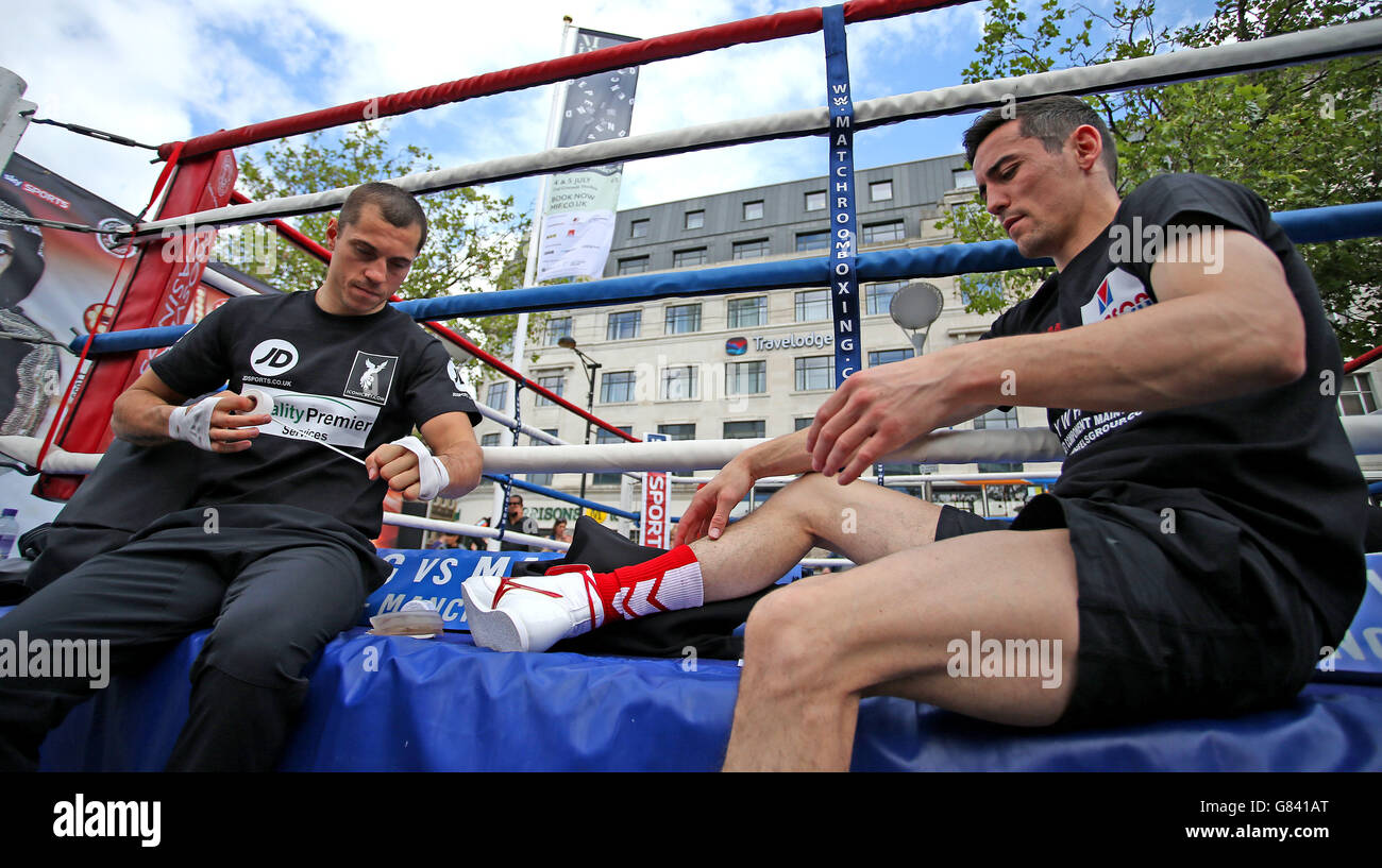 Boxing - Scott Quigg and Anthony Crolla Public Work-outs - Piccadilly ...