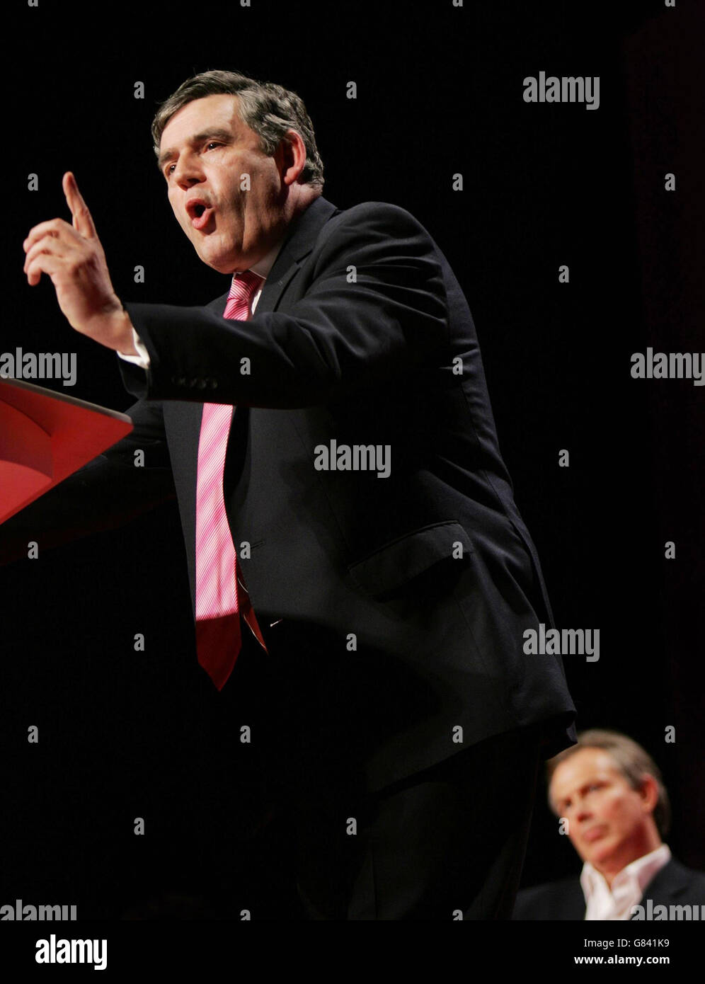 General Election 2005 - Labour Party Rally - Old Vic Theatre Stock ...