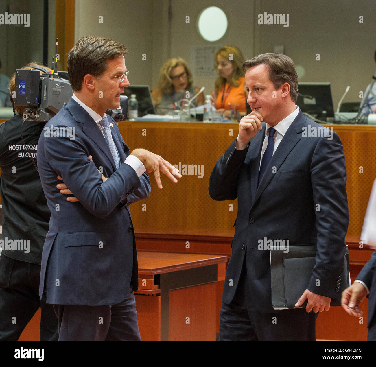 European council meeting brussels hi-res stock photography and images ...