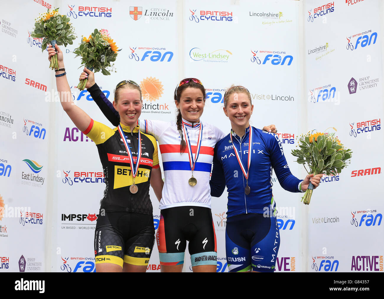 Boels dolmans cycling teams elizabeth armitstead centre hi-res stock ...