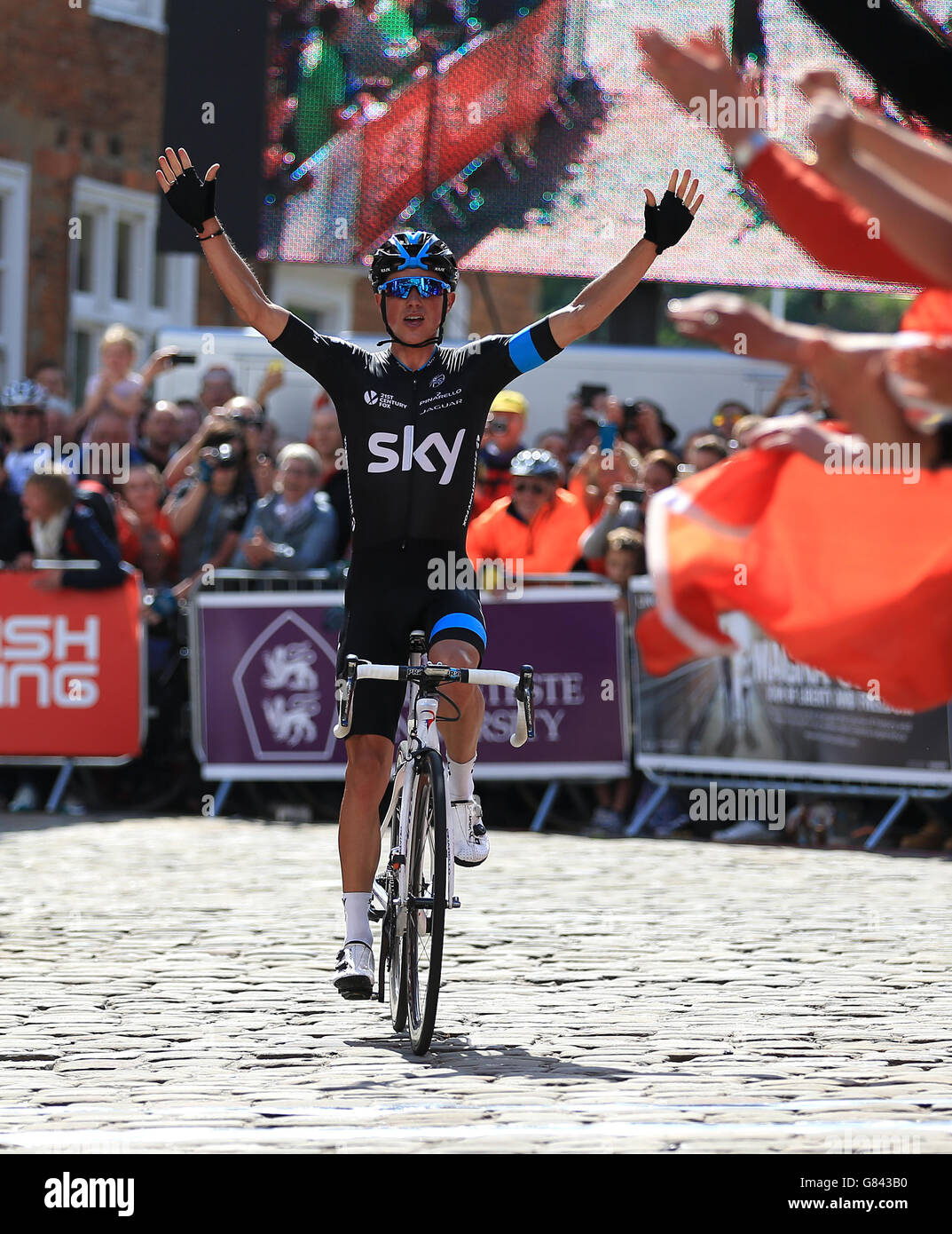 Team Sky's Peter Kennaugh wins the British Cycling National Road ...