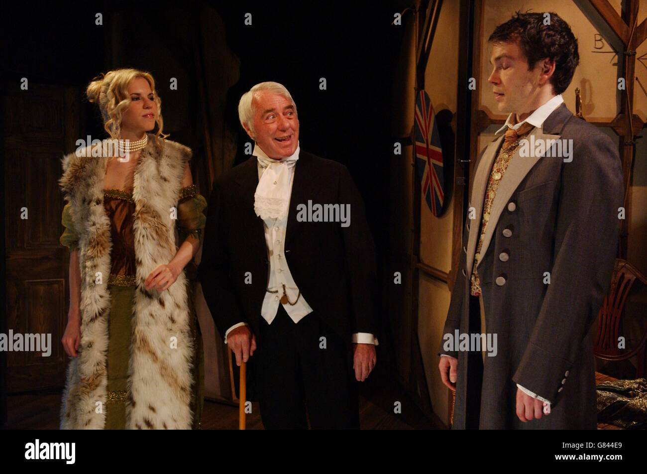 James horne centre and elliot hill during a photocall hi-res stock ...