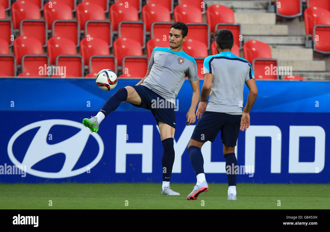Soccer uefa european under 21 championship final portugal training eden ...
