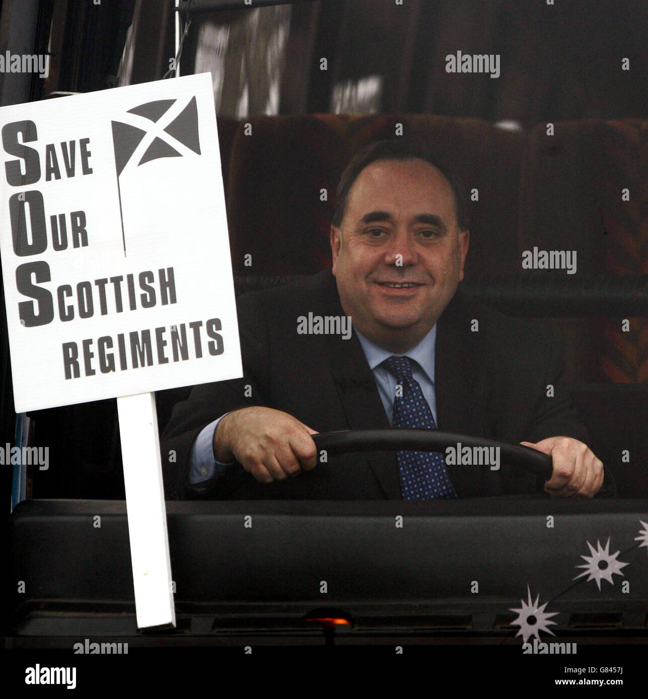 General Election Campaign 2005 - Scottish National Party Stock Photo ...