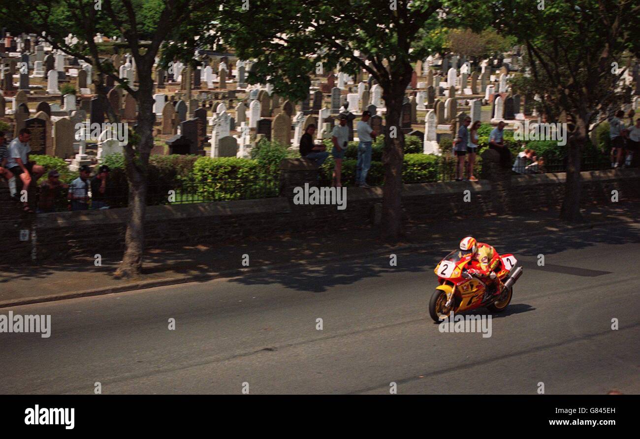 Motor Cycling .... Isle of Man TT .... Formula One Race. Michael Rutter ...