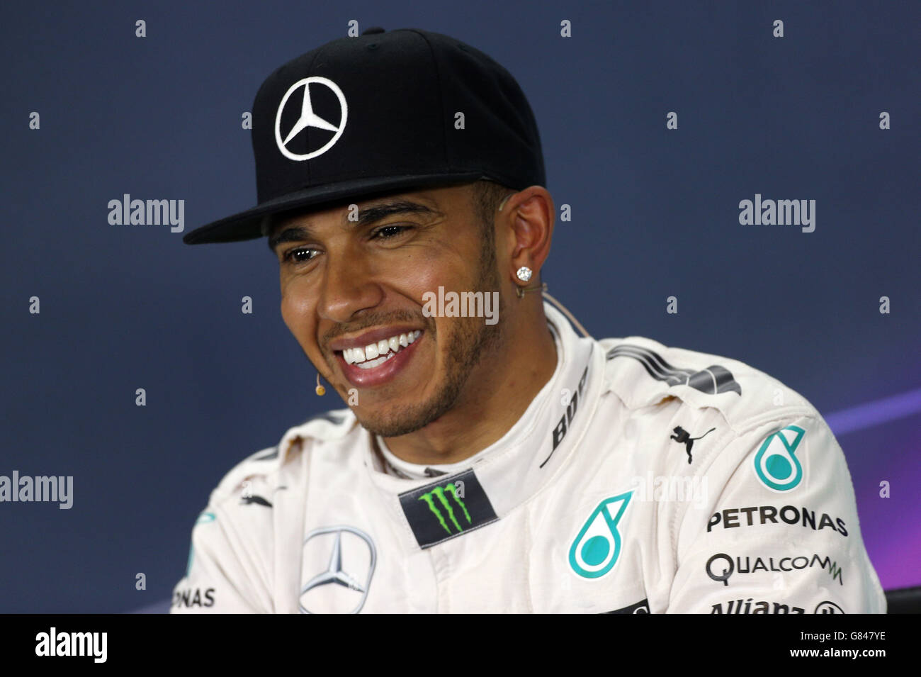 Lewis hamilton 2015 silverstone hi-res stock photography and images - Alamy