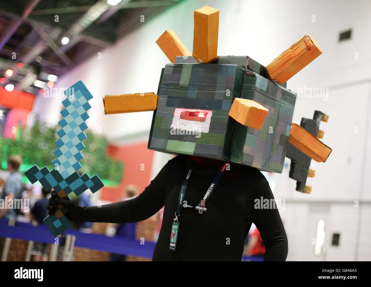 Fans of the computer game Minecraft attending Minecon 2015 - a weekend ...