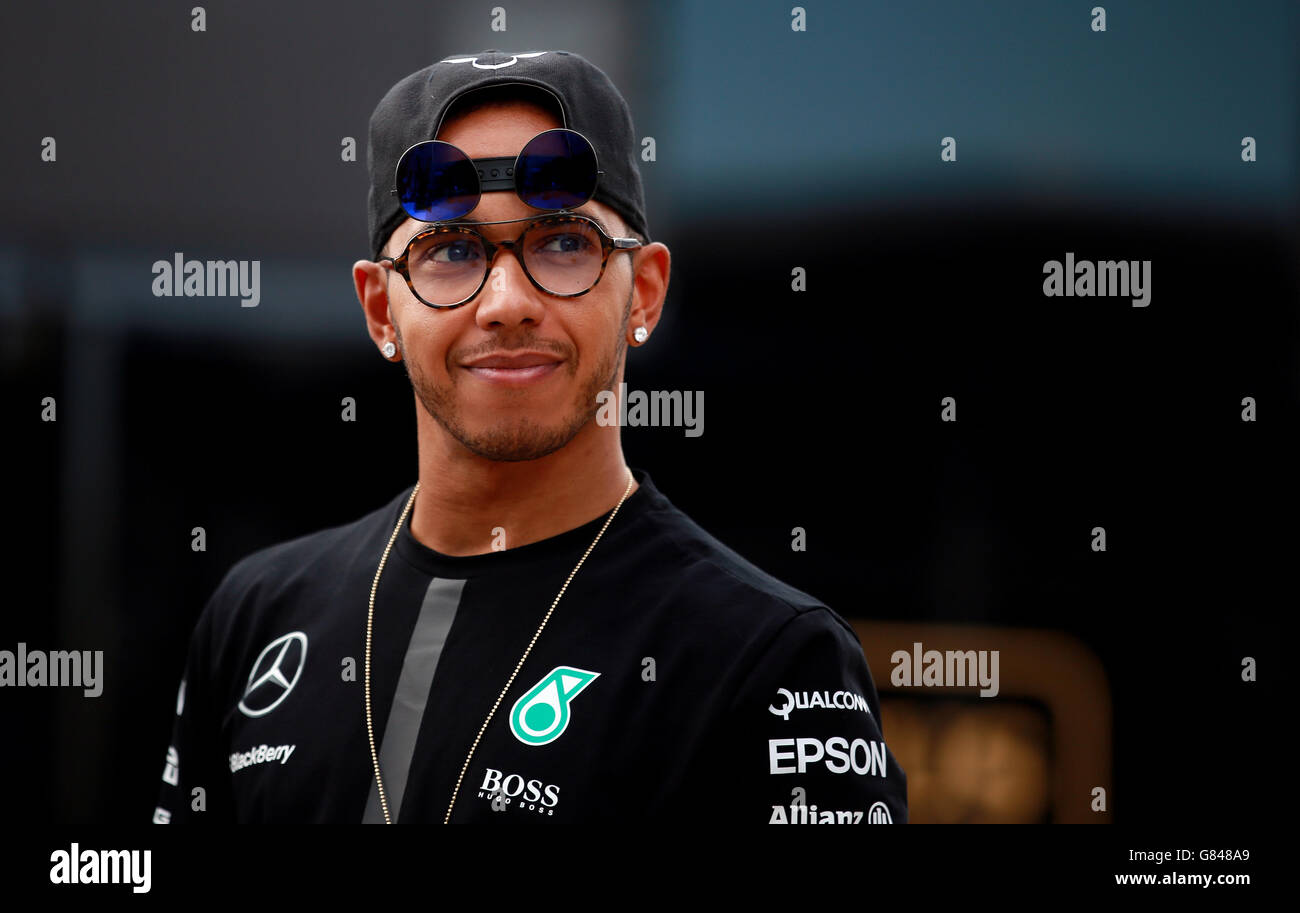 Mercedes driver lewis hamilton 2015 british grand prix silverstone ...
