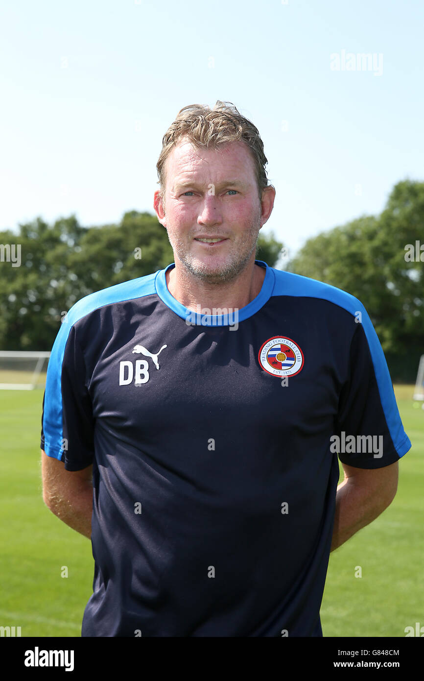 Soccer - Reading FC - First Training Session - Hogwood Park Stock Photo ...