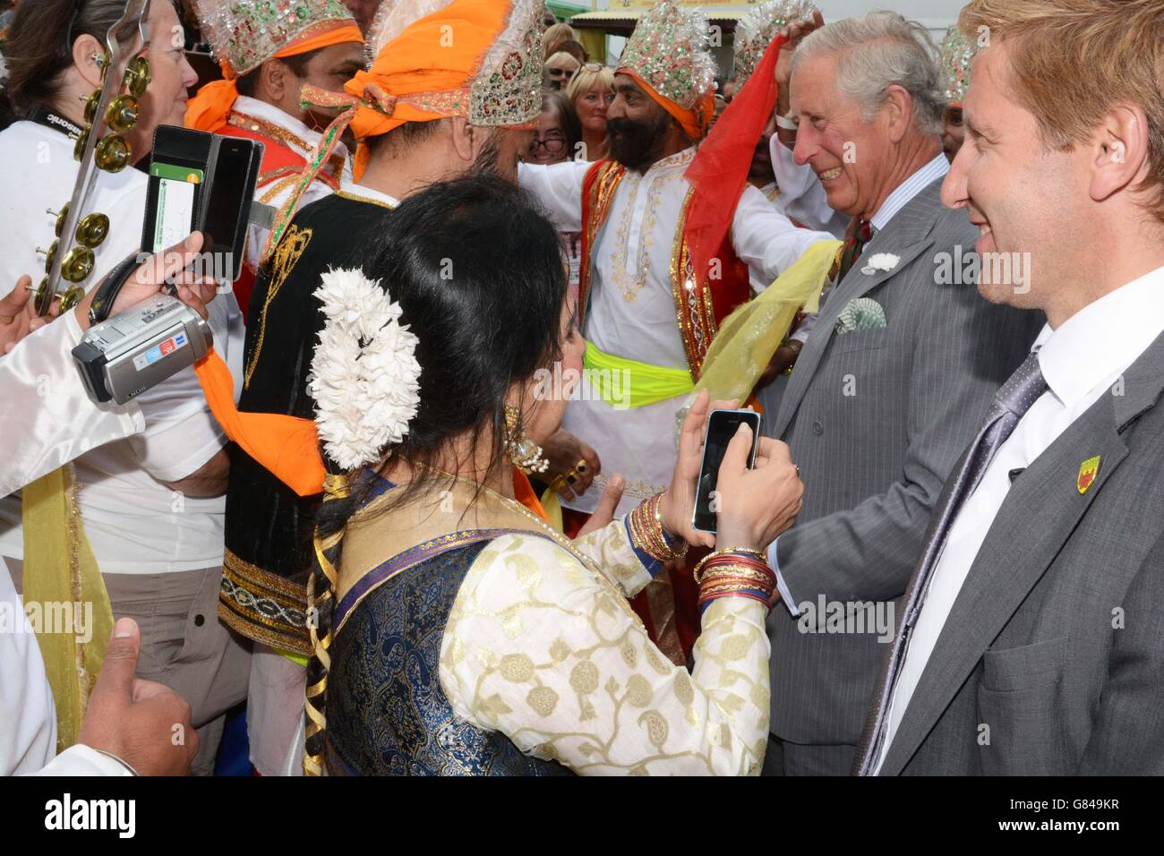 Royal visit to Wales - Day 2 Stock Photo - Alamy