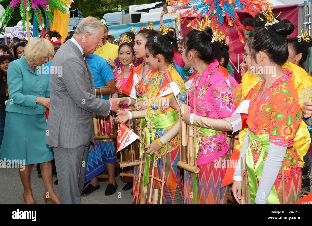 Royal visit to Wales - Day 2 Stock Photo - Alamy
