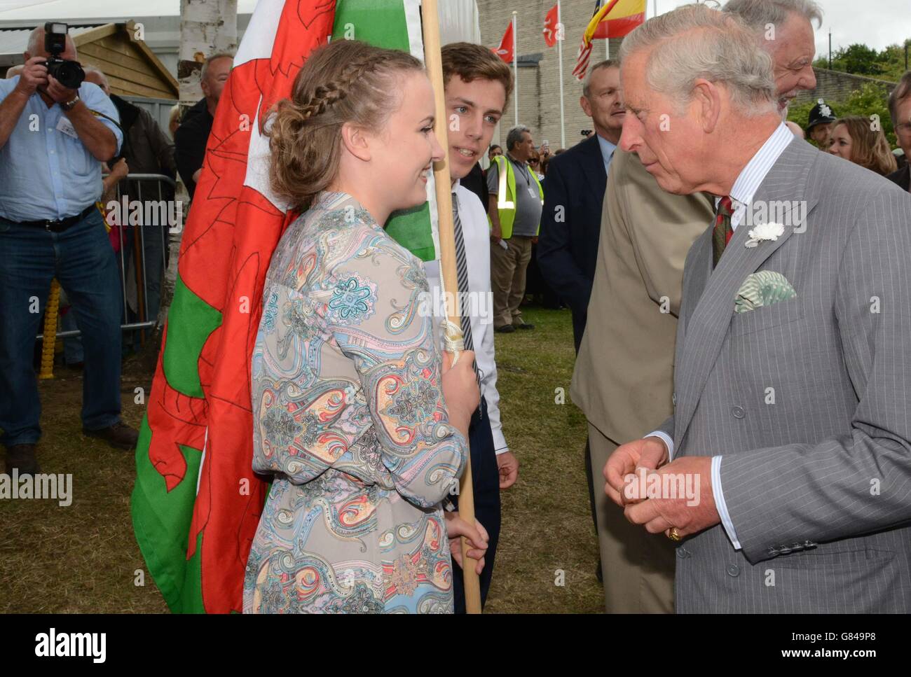 Royal visit to Wales - Day 2 Stock Photo - Alamy