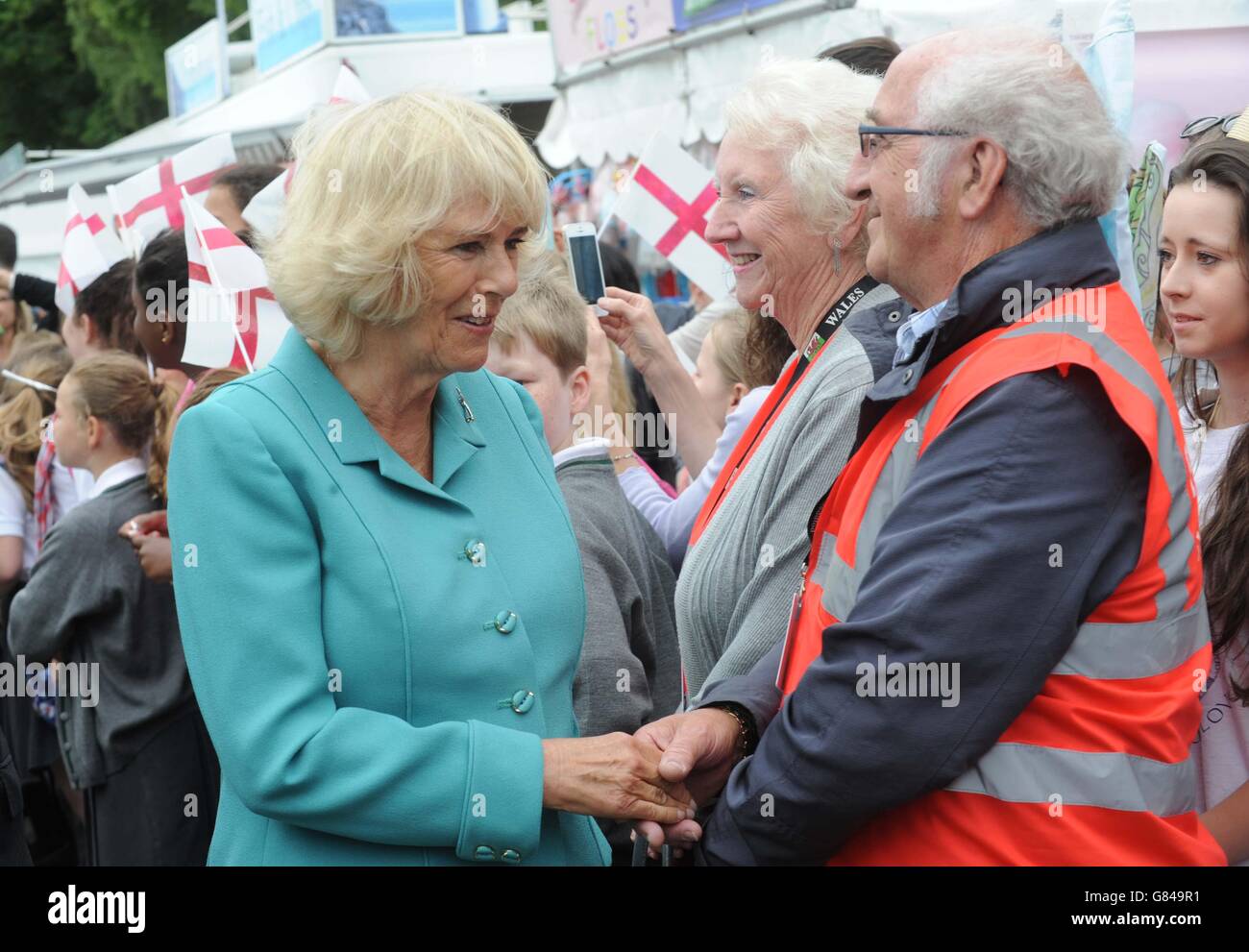 Royal visit to Wales - Day 2 Stock Photo - Alamy