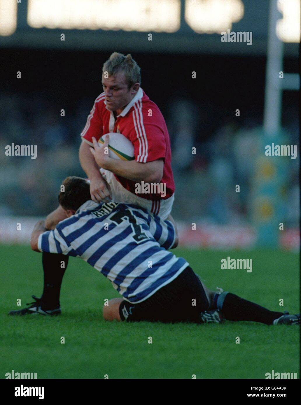 Rugby Union. Western Province v British Lions. Tim Rodber, British ...