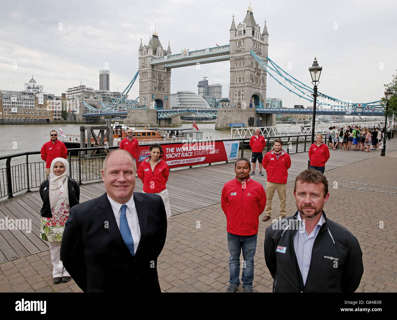 Clipper Race Director, Justin Taylor and St Katharine Docks Marina ...