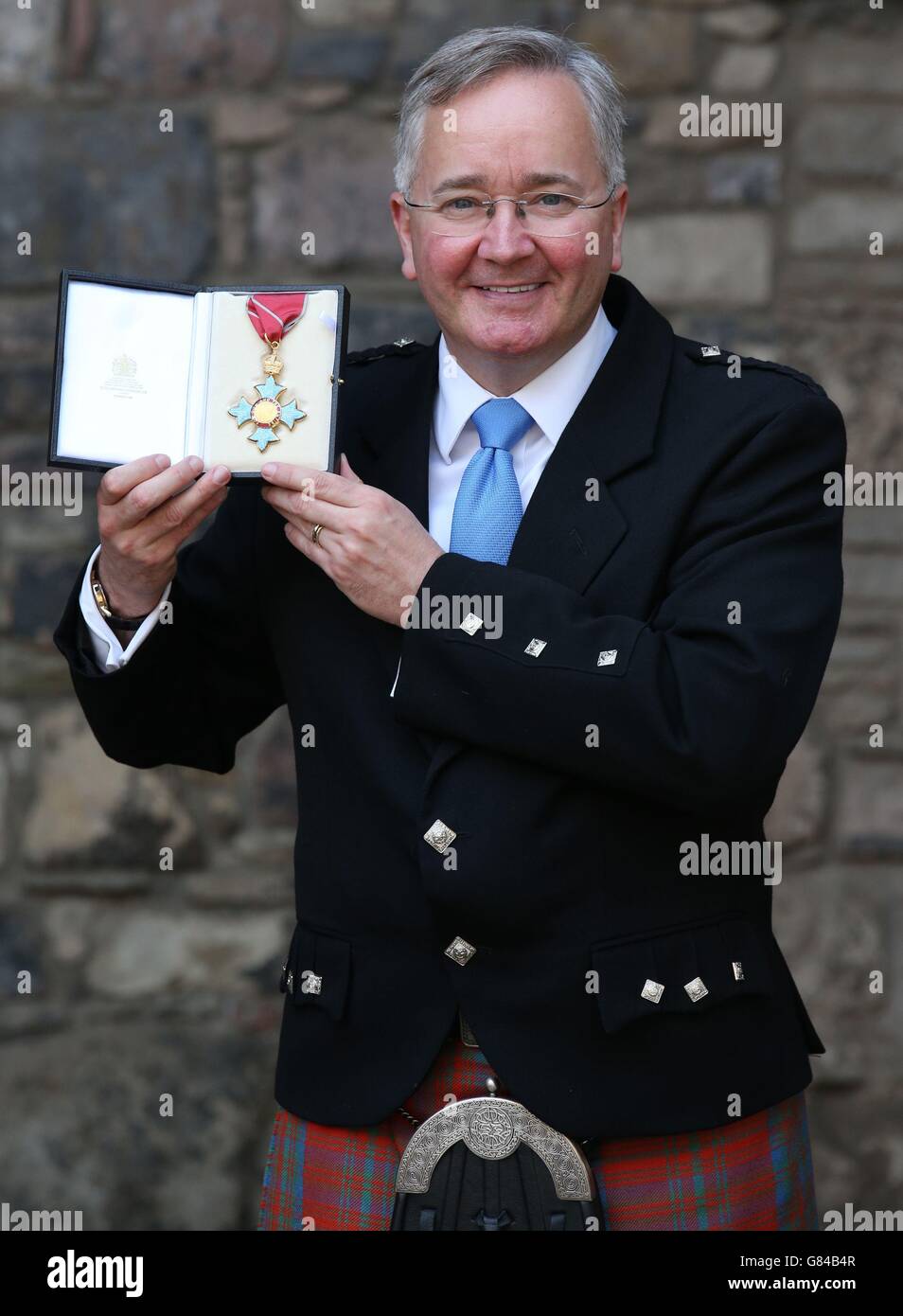 Gordon Matheson, the leader of Glasgow City Council with his CBE ...