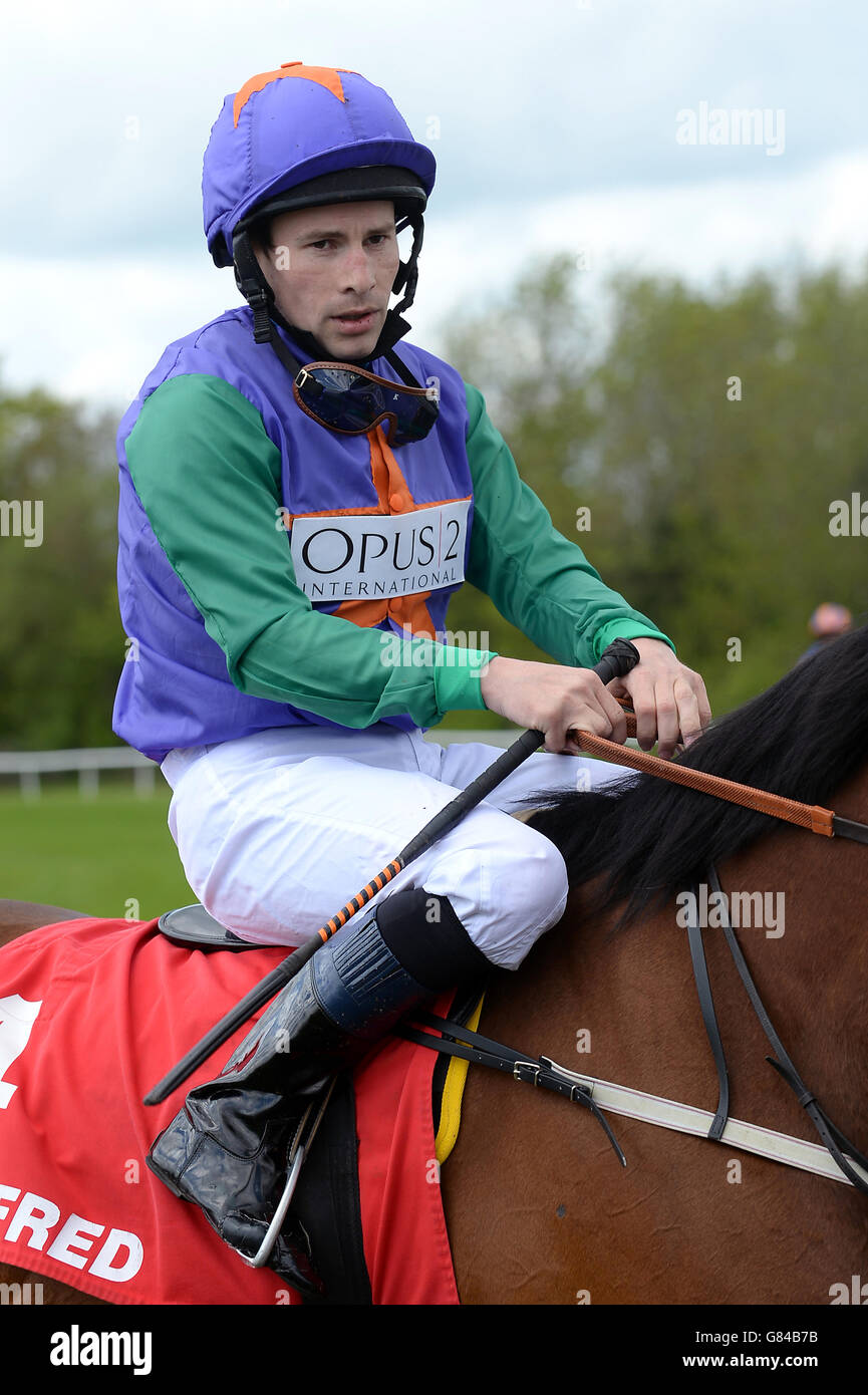 Jockey Ryan Powell after his ride on Mercy Me in the Betfred Mobile ...