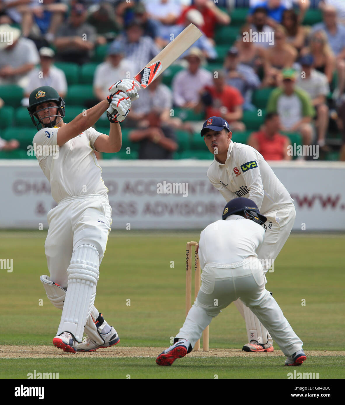 Batsman hits the ball hi-res stock photography and images - Alamy