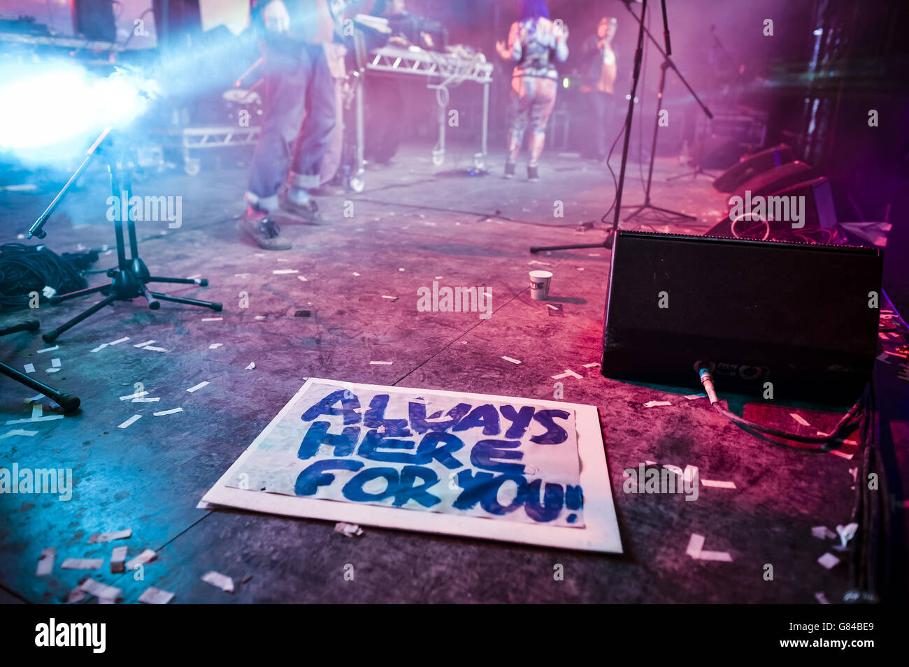 Shangri hell hell stage glastonbury hi-res stock photography and images ...