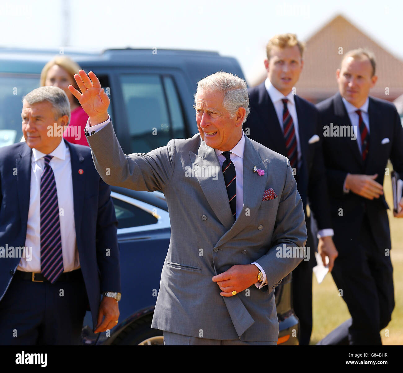 The Prince of Wales (right), Patron of the Combined Operations Pilotage ...