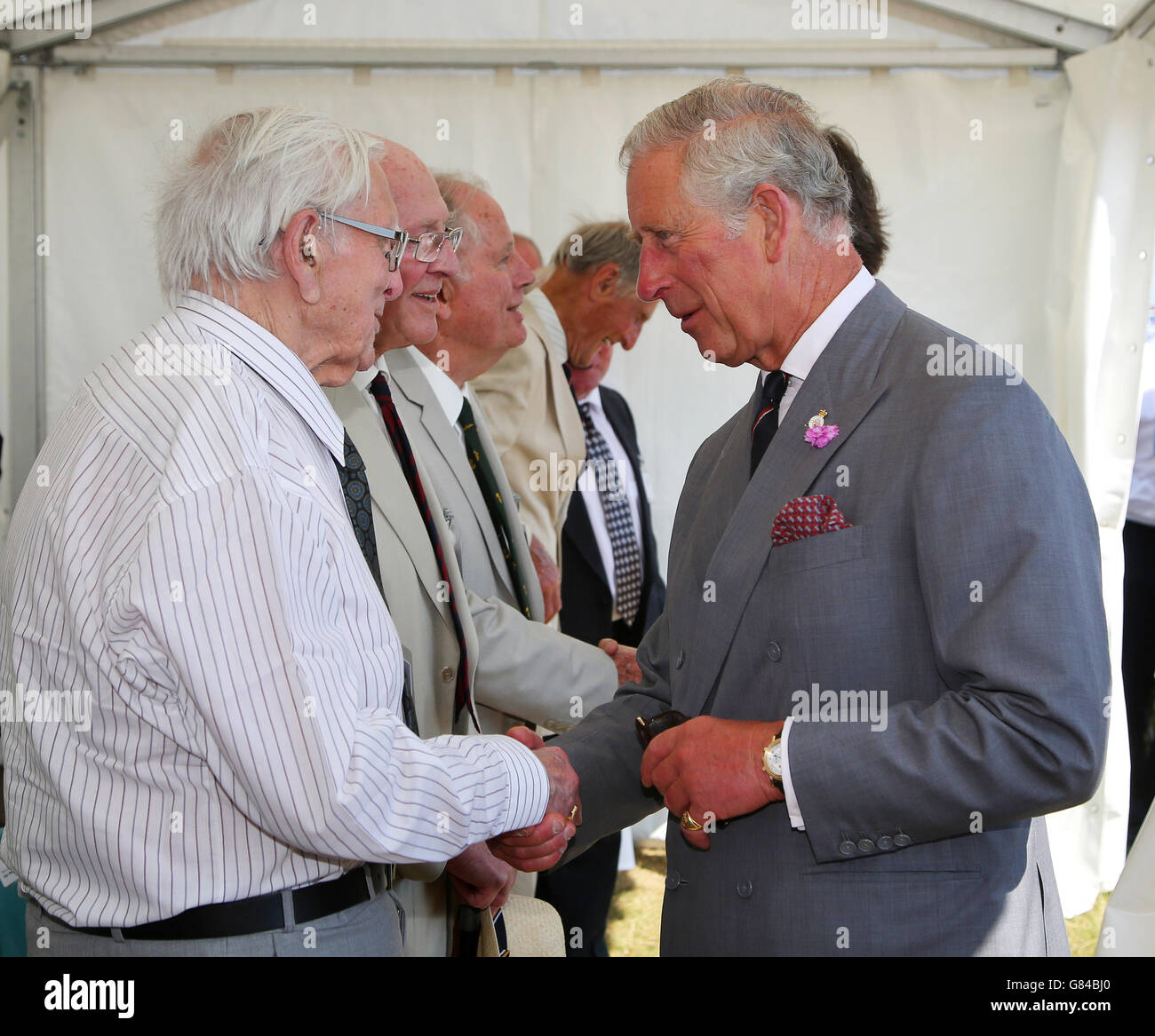 The Prince of Wales (right), Patron of the Combined Operations Pilotage ...