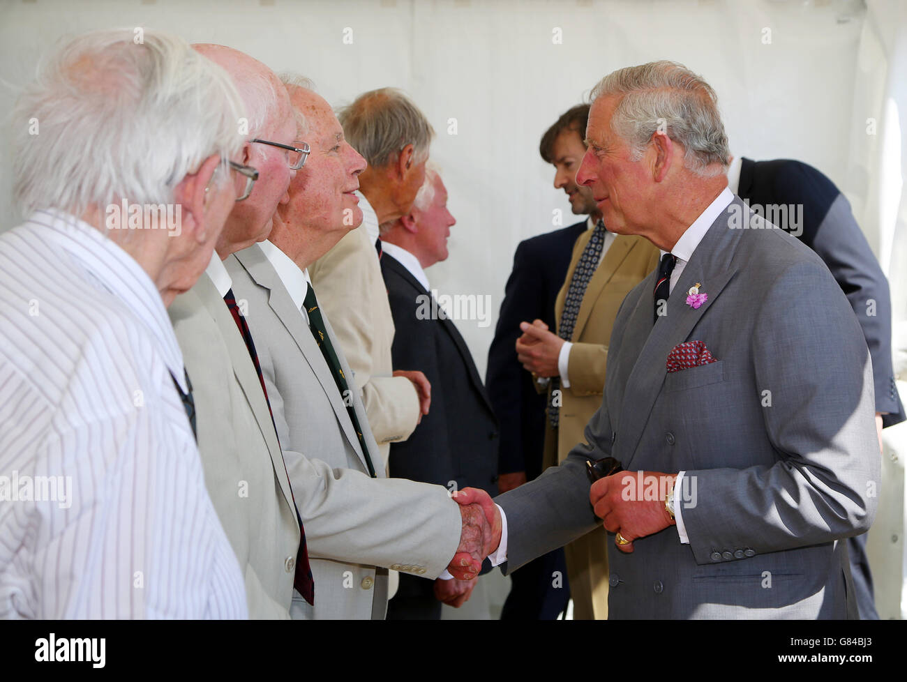 The Prince of Wales (right), Patron of the Combined Operations Pilotage ...