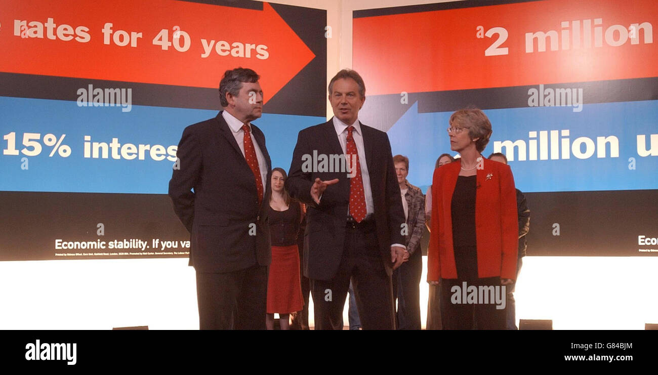 General Election Campaigning 2005 - Labour - London Stock Photo - Alamy